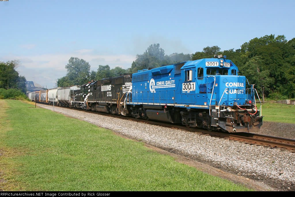 NS Local H74 With Black River & Western Switcher